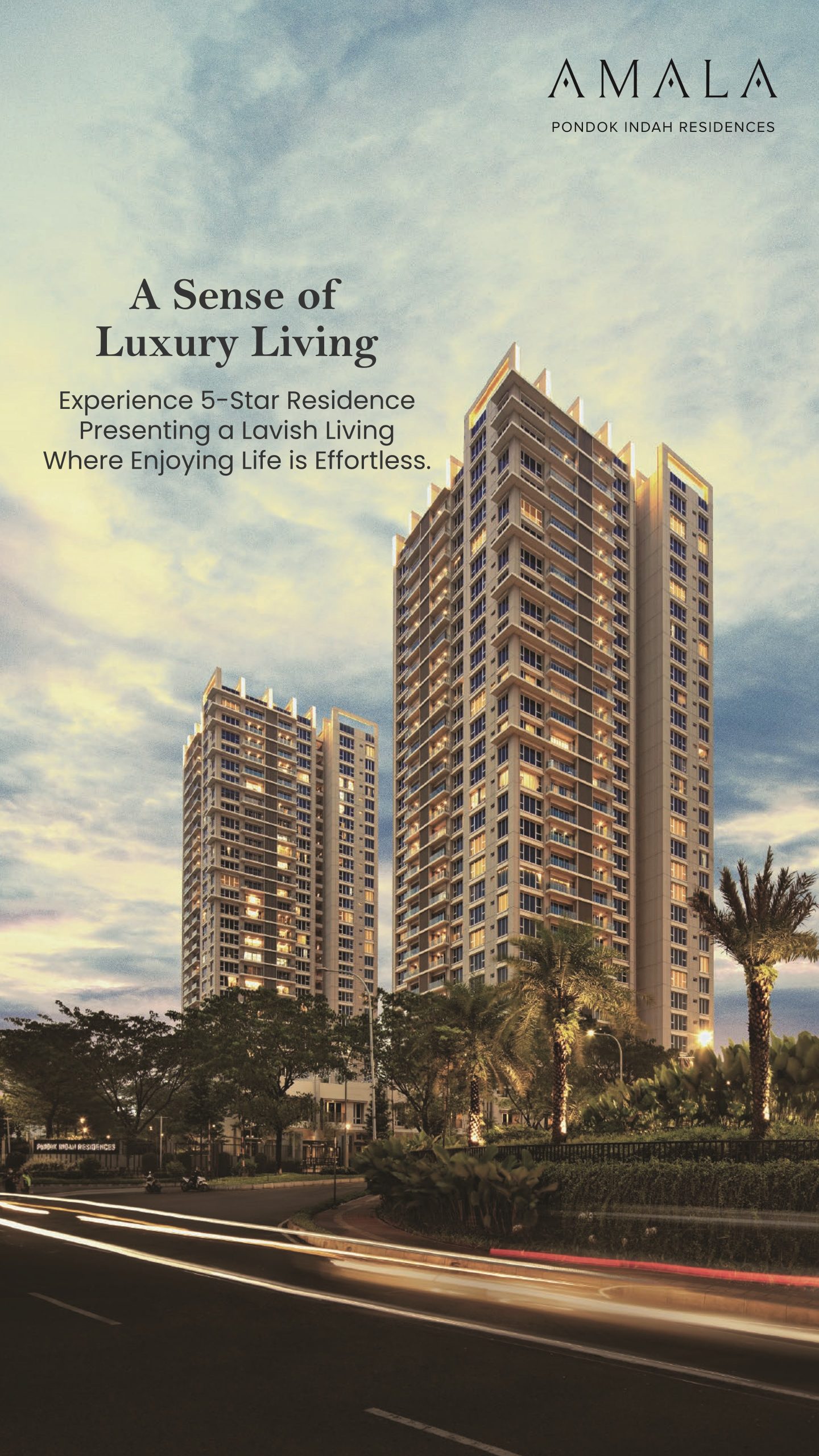 THE ROYALE AMALA @ Pondok Indah Residences Apartment - Mulai 9 M an*